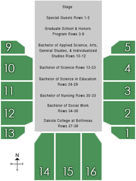 MSU - Dome Seating Chart